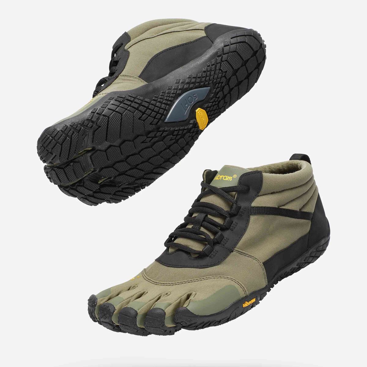 V-Trek Insulated Men's Military / Black | Man | Vibram